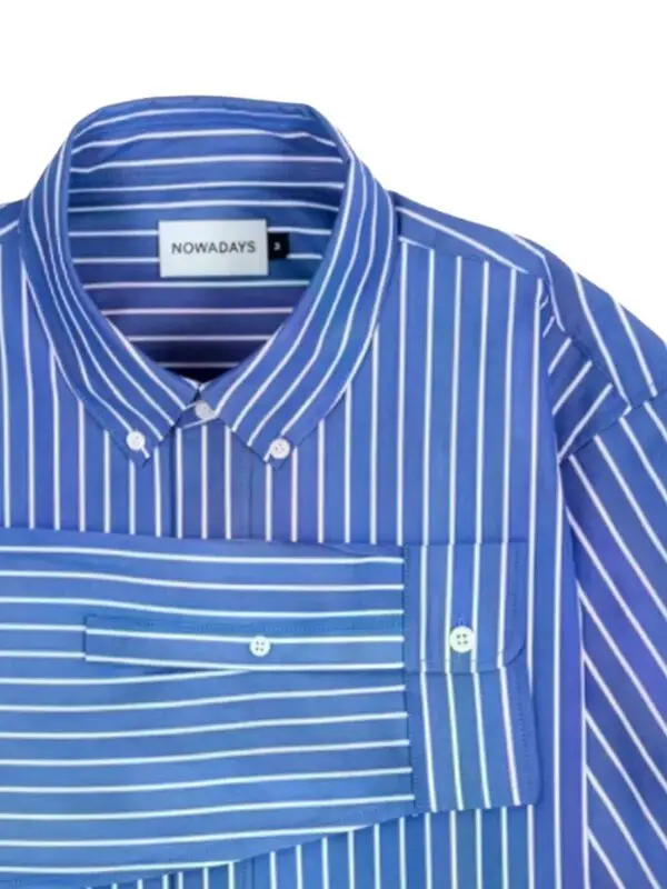 NOWADAYS Striped Poplin Shirt