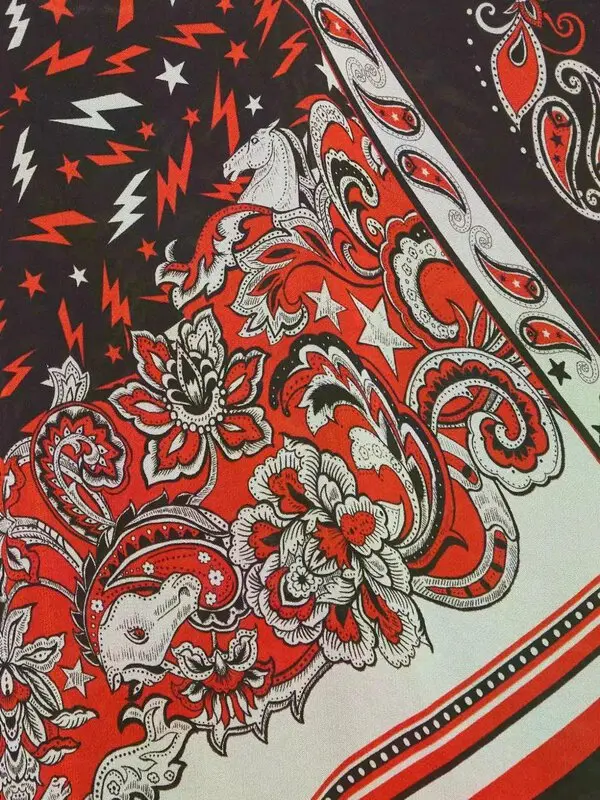 Just Cavalli Asymmetric Printed Mini Dress