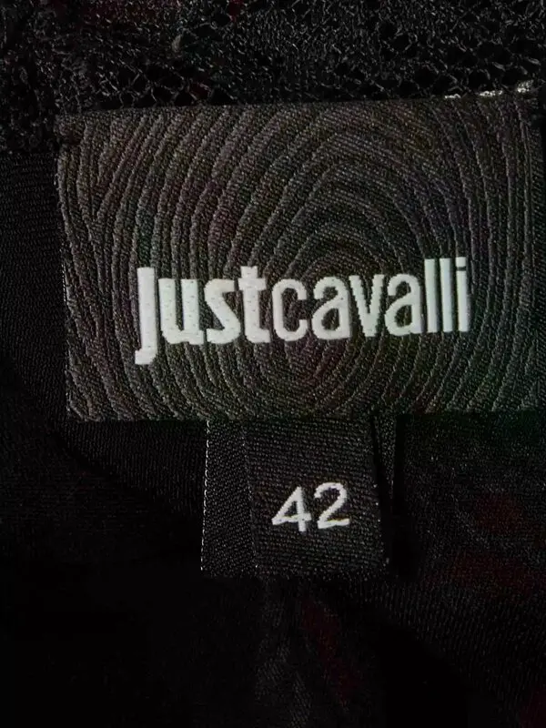 Just Cavalli Asymmetric Printed Mini Dress