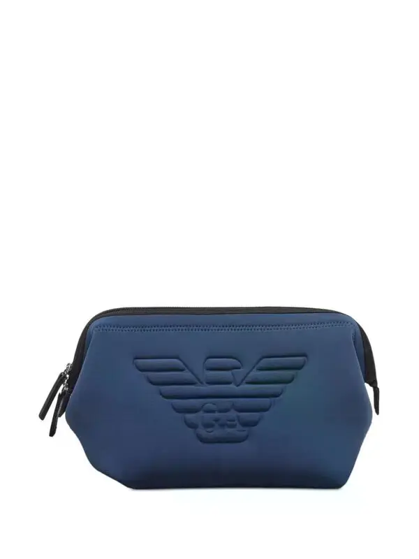 Emporio Armani Logo Zip Wash Bag