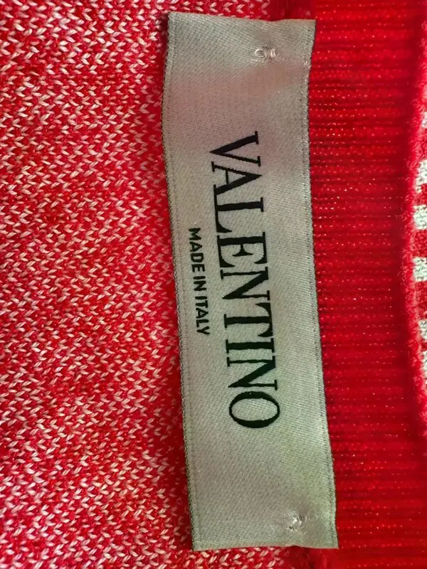 Valentino Garavani 2020s Jacquard-knit Short-sleeve Top