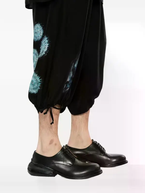 Yohji Yamamoto Sea Creature-print Drawstring Shorts