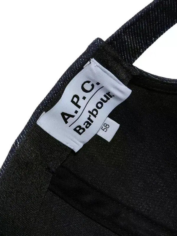 Barbour X A.p.c Logo-print Baseball Cap