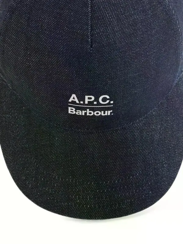 Barbour X A.p.c Logo-print Baseball Cap