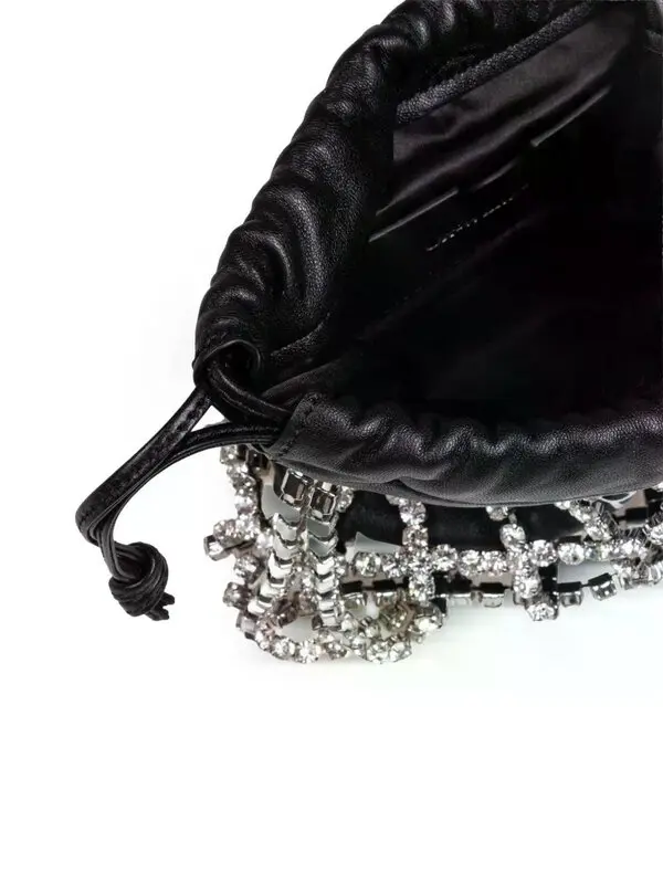 Off-White For Dinner Rhinestone-embellished Shoulder Bag