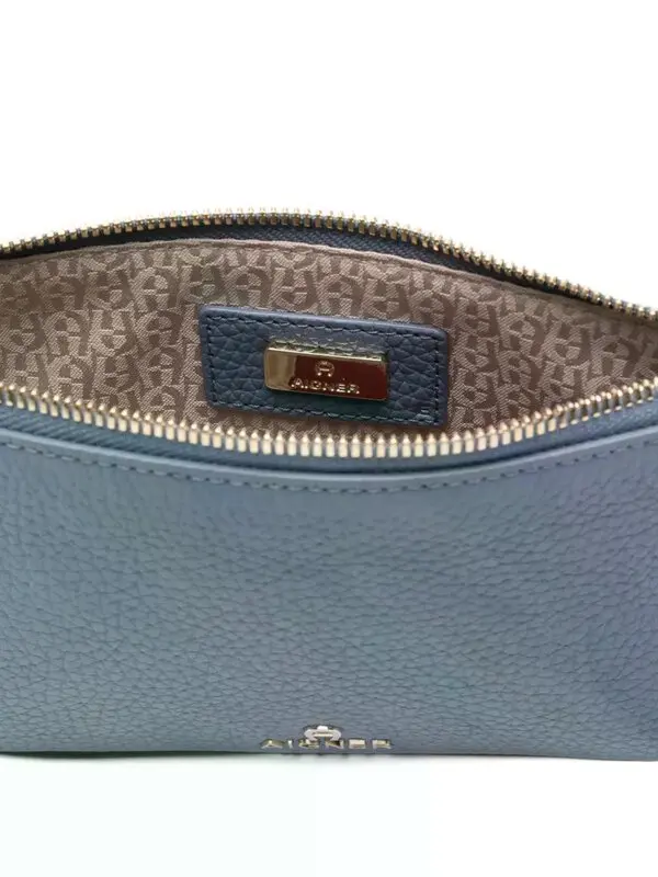 AIGNER Ivy Pebbled Clutch Bag