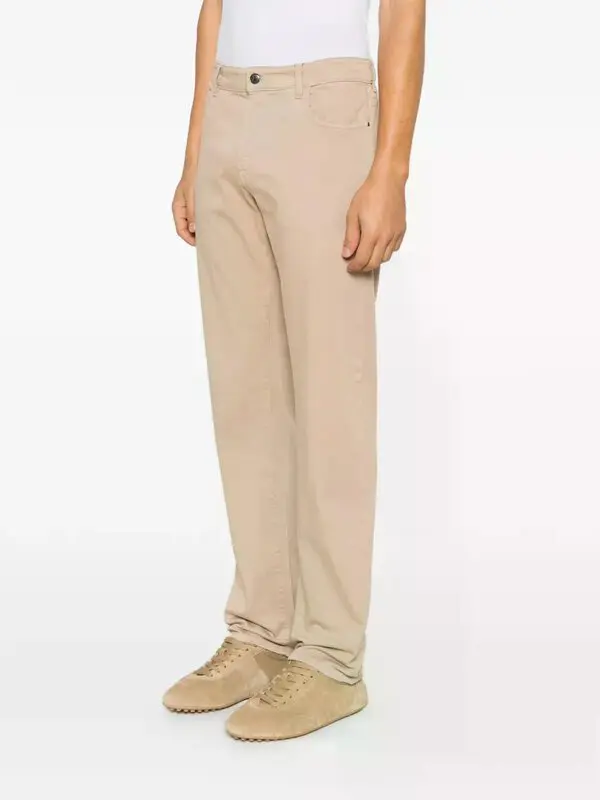 Canali Straight-leg Five-pocket Jeans - Neutrals