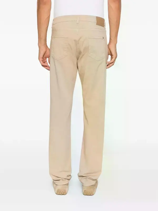 Canali Straight-leg Five-pocket Jeans - Neutrals