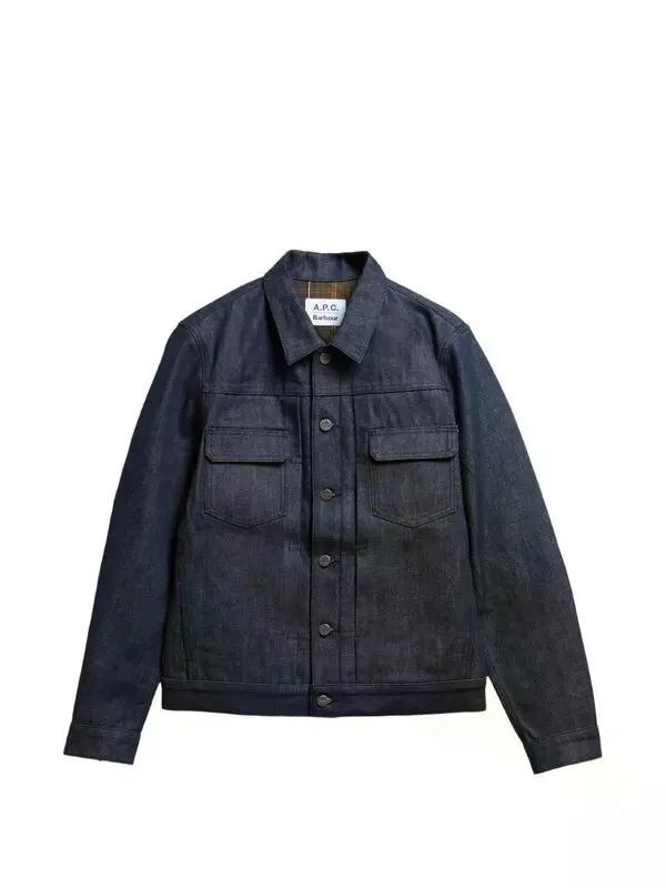Barbour X A.p.c Button-up Jacket - Blue