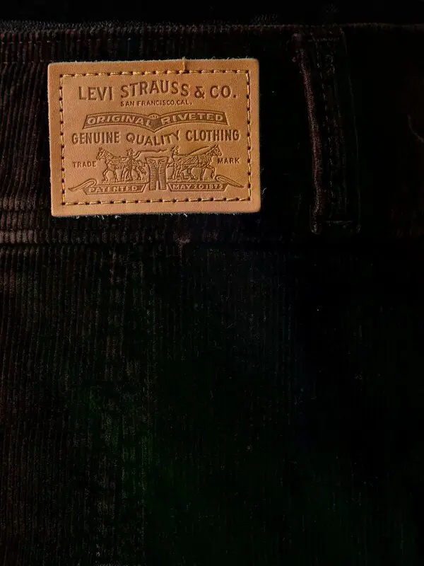 LEVI'S Inverted-pleat Corduroy Mini Skirt
