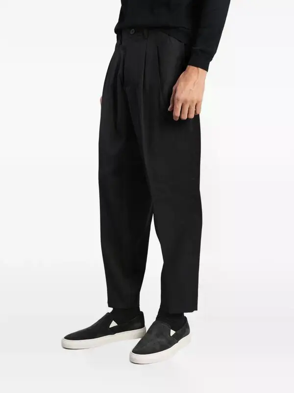 LOW BRAND Zen Pleated Elasticated-waist Trousers