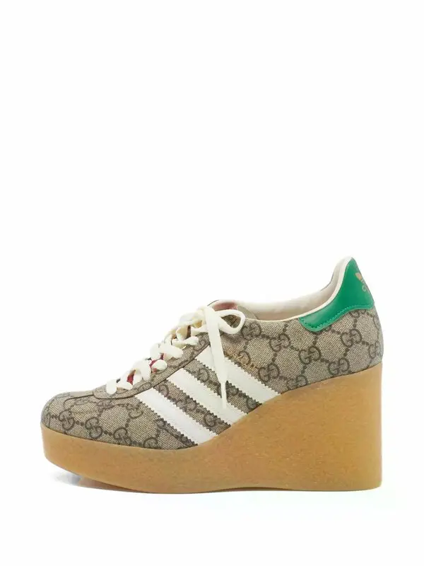 Gucci X Adidas Gazelle Wedge Sneakers