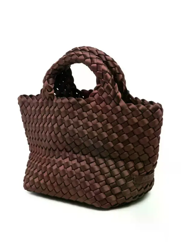 NAGHEDI Mini St. Barths Woven Tote Bag - Brown