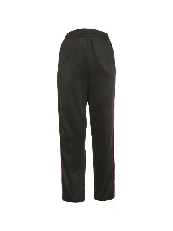 Balenciaga Logo Side-stripe Track Pants - Black