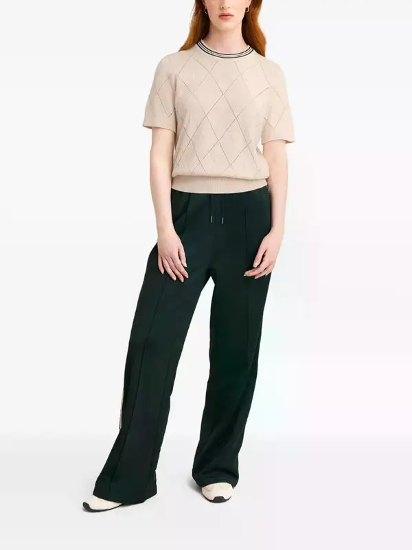 Pringle Of Scotland Argyle-textured T-shirt