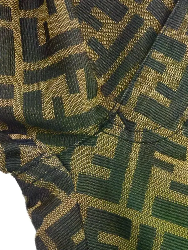 Fendi Zucca-pattern Straight-leg Trousers