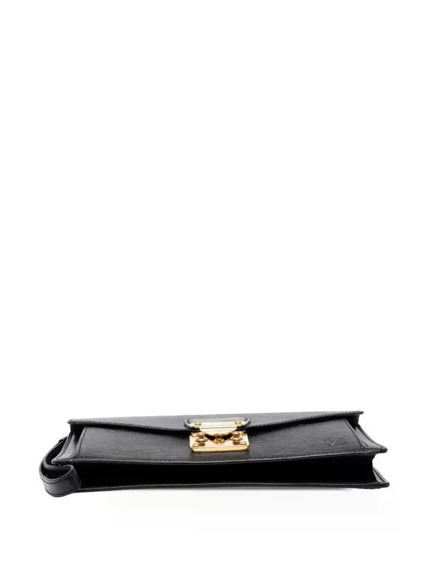 LOUIS VUITTON 1991 Epi Pochette Sellier Dragonne Clutch Bag