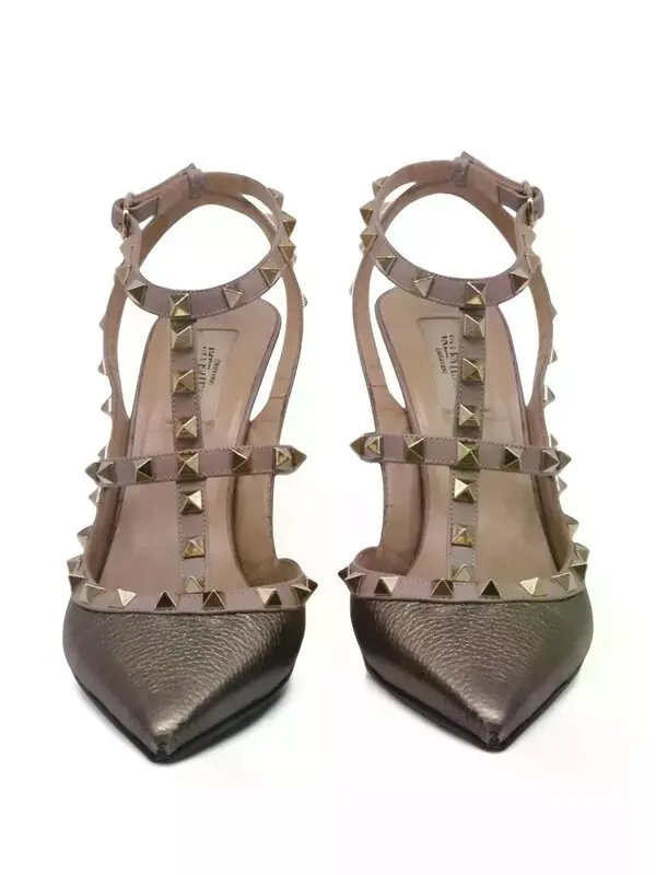 Valentino Garavani 2010s Rockstud T-strap Pumps