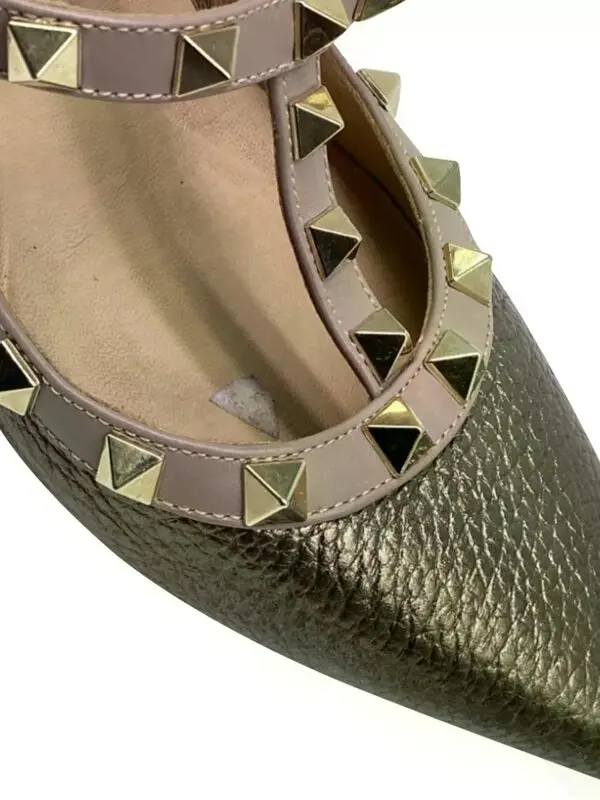Valentino Garavani 2010s Rockstud T-strap Pumps