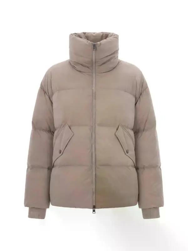 Woolrich Kelly Quilted High-neck Puffer Jacket - Neutrals