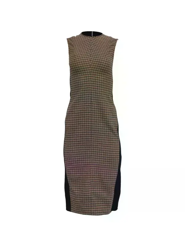 Victoria Beckham 2010s Sleeveless Darted Midi Dress - Black