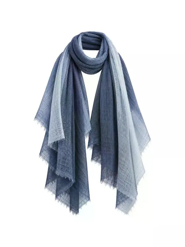 OATS & RICE Hana Fringed Cashmere Shawl