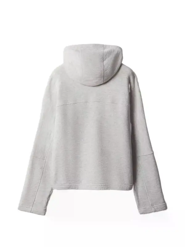 Maison Kitsuné Logo-patch Drawstring Hoodie