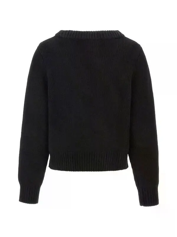 Soft Goat Chunky-knit V-neck Sweater