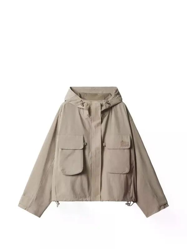 Maison Kitsuné Hooded Flap-pocket Jacket - Neutrals