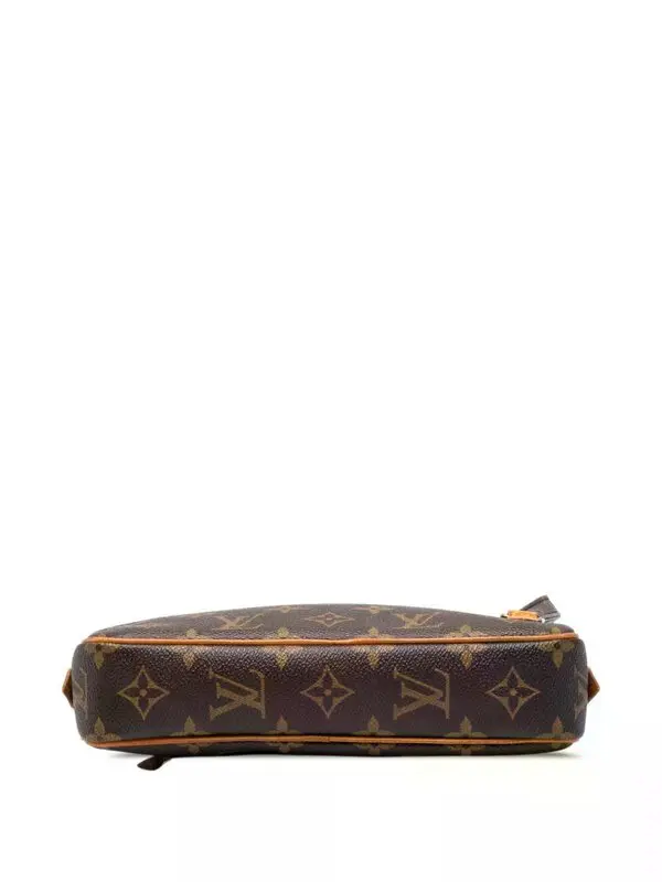 LOUIS VUITTON 1998 Monogram Pochette Marly Bandouliere Crossbody Bag - Brown