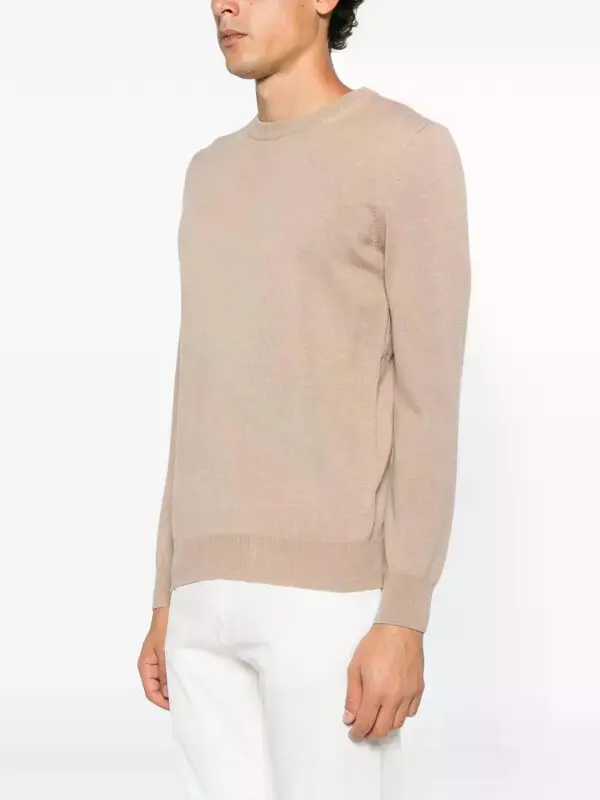 KANGRA Fine-knit Crew-neck Sweater
