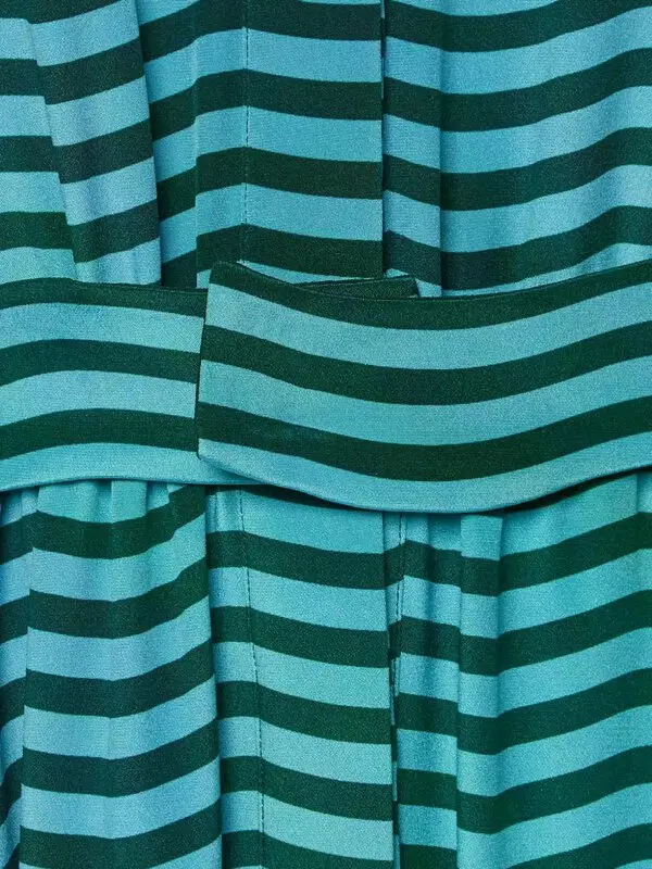 Fendi Wave-striped Midi Dress