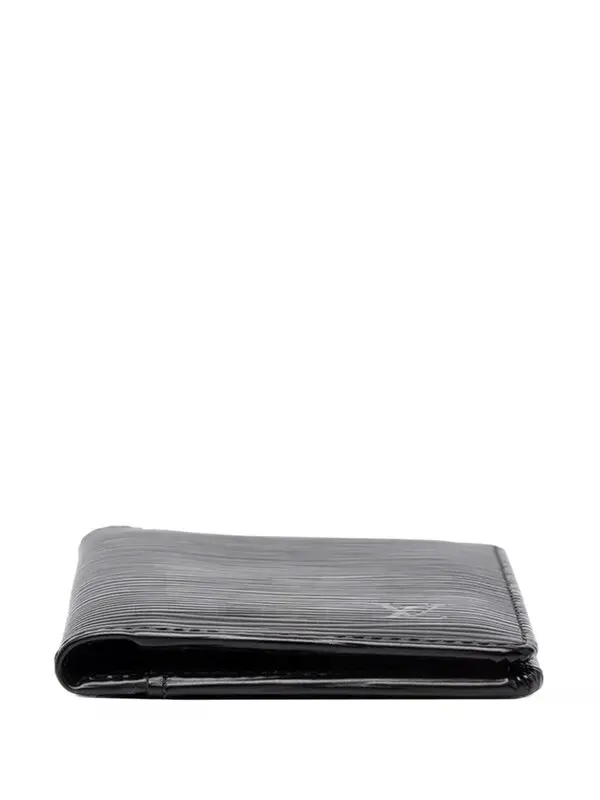 LOUIS VUITTON 2002 Epi Pocket Organizer Small Wallets - Black