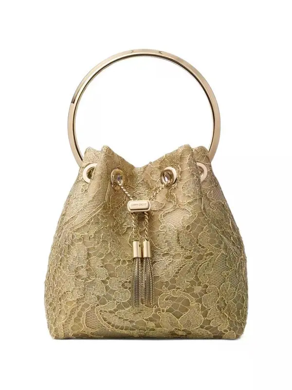 JIMMY CHOO Bon Bon Bucket Bag - Neutrals