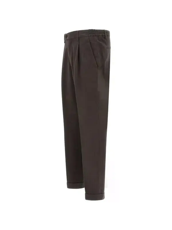 DEVORE INCIPIT Pleated Cuffed Trousers