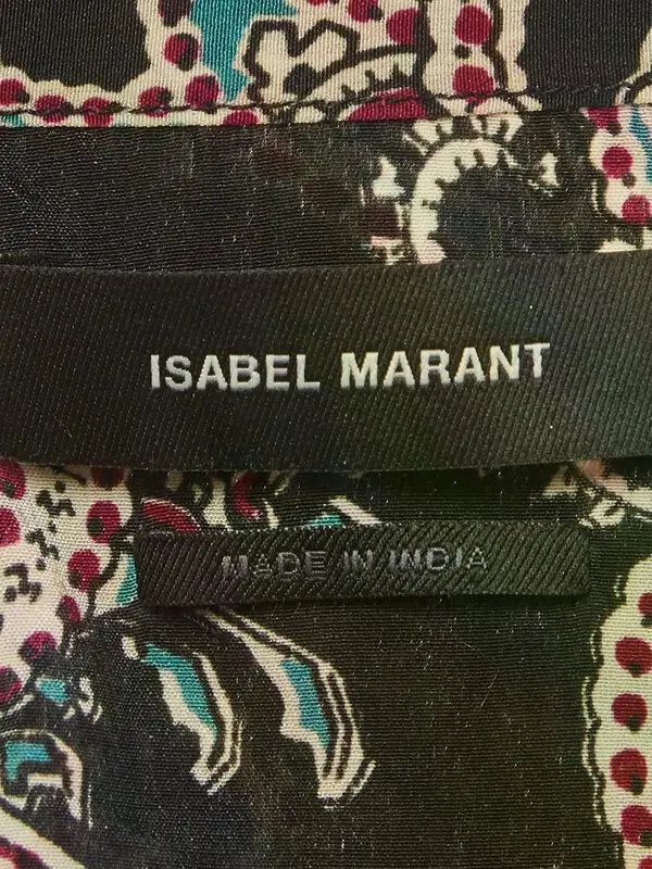 ISABEL MARANT VINTAGE Venessa Paisley-pattern Blouse