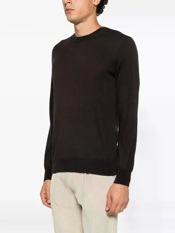 KANGRA Fine-knit Crew-neck Sweater