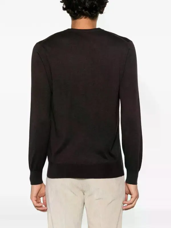 KANGRA Fine-knit Crew-neck Sweater
