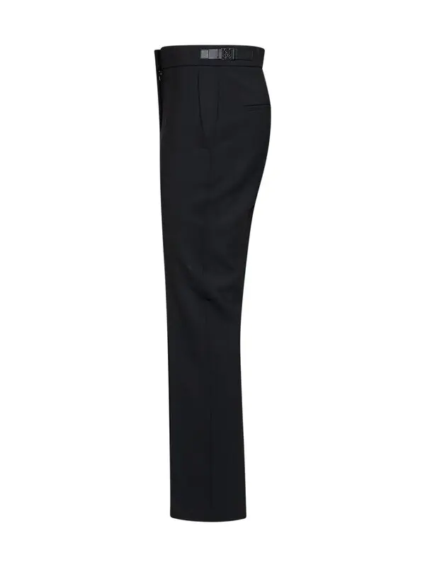 Max Mara Black Mxmacino Slim-fit Trousers - Multicolor