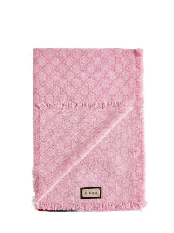 Gucci Gg Wool Scarf