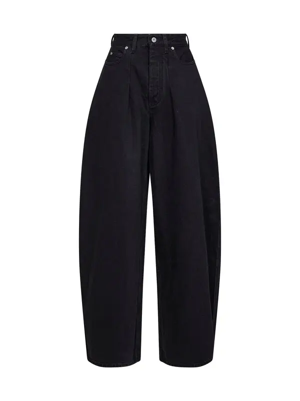 Jacquemus Black The Ovalo De-nîmes Denim Jeans - Multicolor