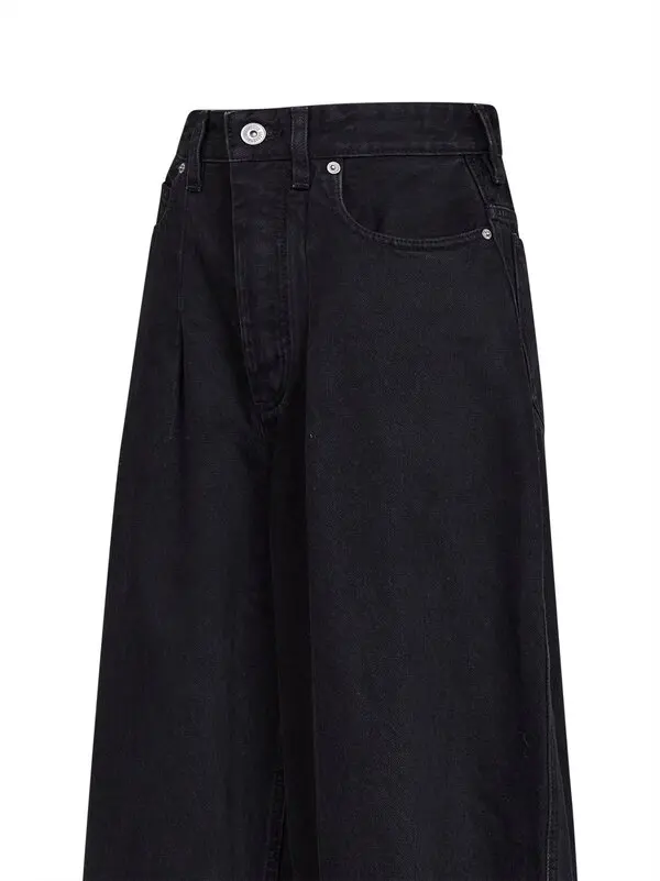 Jacquemus Black The Ovalo De-nîmes Denim Jeans
