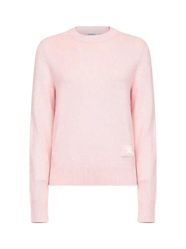 Burberry Peony Pink Cashmere Knit Sweater - Multicolor