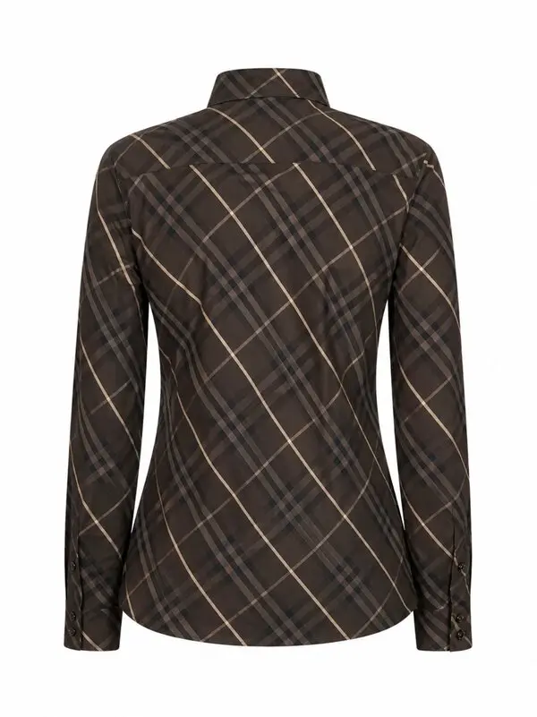 Burberry Multicolored Burbery Check Pattern Slim-fil Shirt