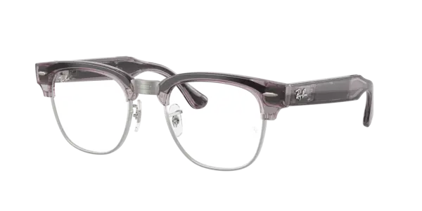 Ray-ban Meta Audio Clubmaster - Clear,ruby