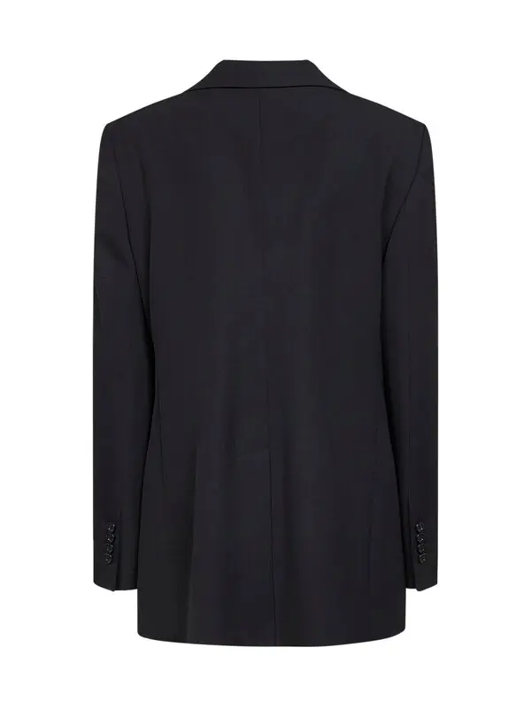 Dolce & Gabbana Black Wool Gabardine Jacket