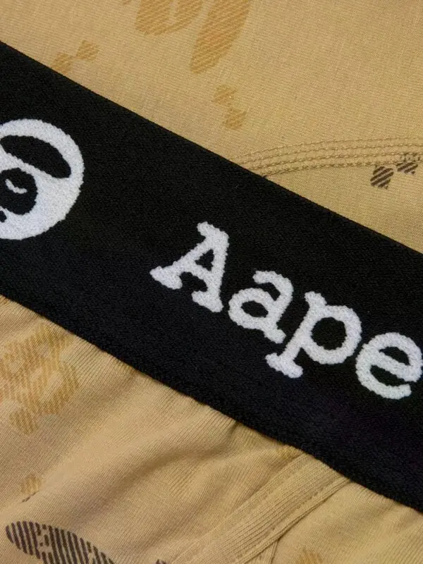 AAPE BY *A BATHING APE Moonface Logo-print Boxers