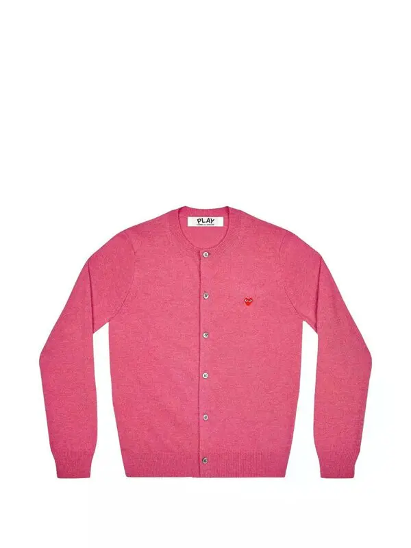 Comme Des Garçons Heart-patch Cardigan