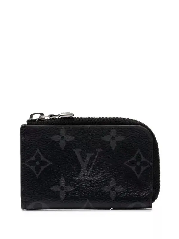 LOUIS VUITTON 2010-2026 Monogram Eclipse Zippy Purse Coin Pouch - Black