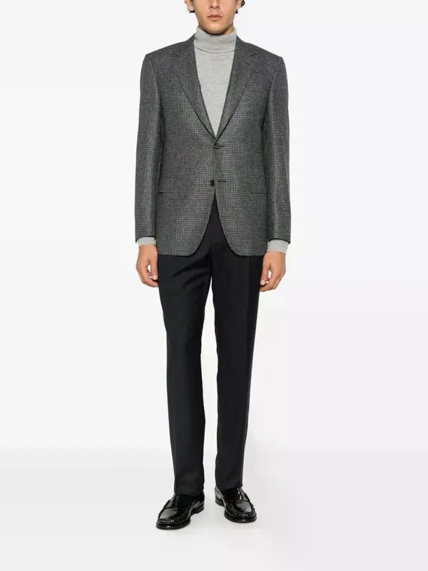 Canali Pleated Wool Trousers